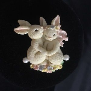 Vintage | Jewelry | Vintage Bunny Brooch Pin | Poshmark